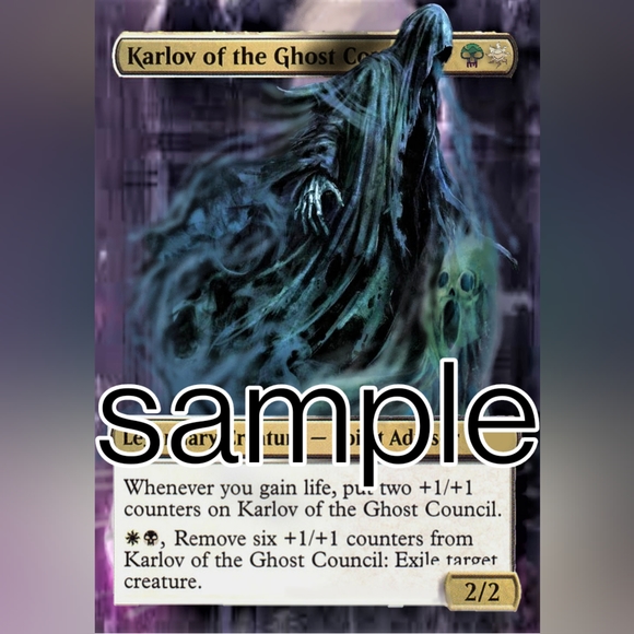 Toys | Custom Playable Art Card Of Magic The Gatherings Karlov Of The ...